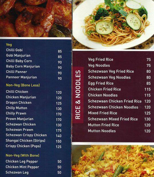 Menu at Mr Chicken, Coimbatore