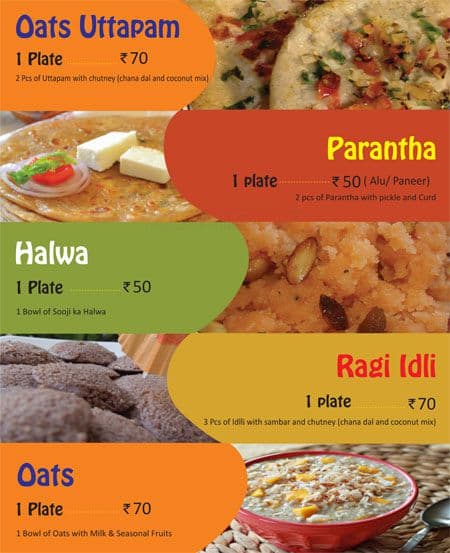 Menu at Nasta InBox, Gurugram
