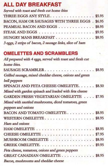 Elias Restaurant Menu, Menu for Elias Restaurant, North York, Toronto ...