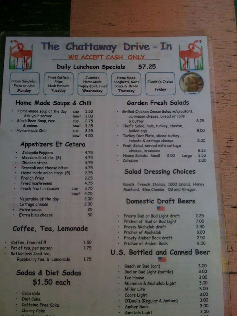 Chattaway Menu, Menu for Chattaway, South St Petersburg, Tampa Bay ...
