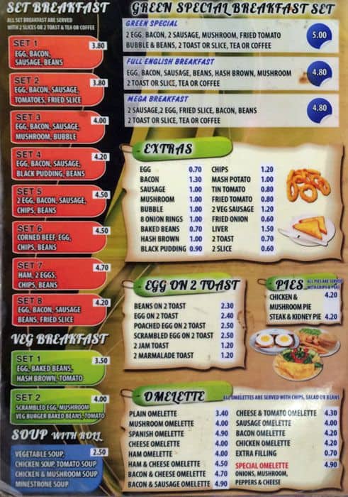 Green Cafe Menu, Menu for Green Cafe, Wood Green, London - Zomato UK