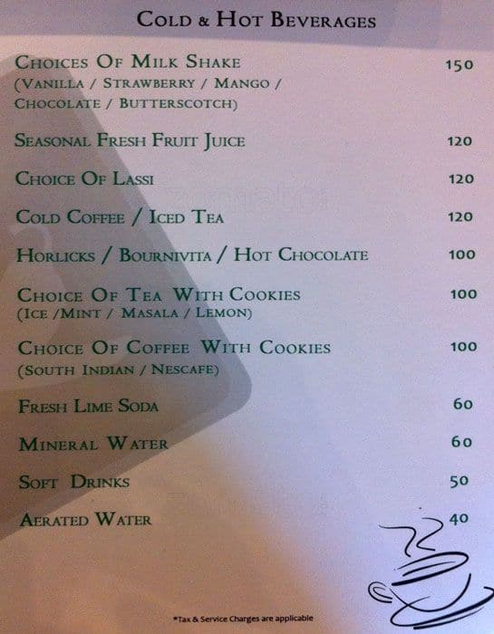 Menu at Green Chillies, Chennai, 79, Ambica Empire Hotel, Jawahralal ...