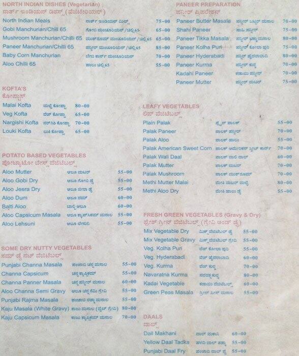 Kerala Mess Menu, Menu for Kerala Mess, Nagawara, Bangalore - Zomato