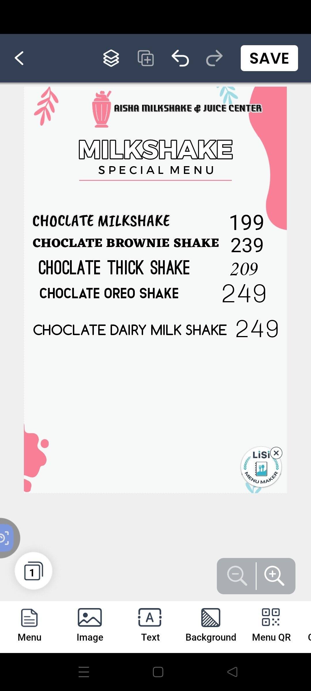 Menu of Mumbai Pasta & Milkshake's, Borivali East, Mumbai