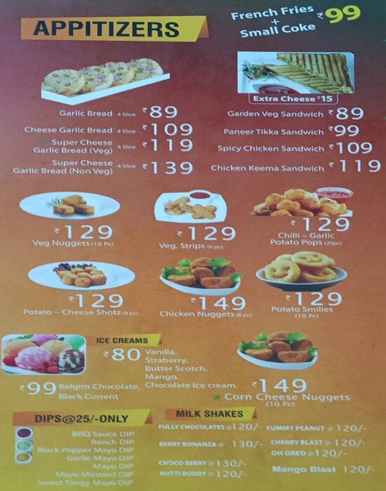 Menu at Crunchy's Fried Chicken, Secunderabad