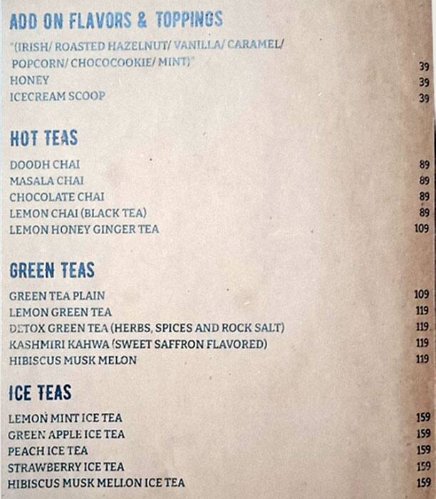 Menu at Revolution, Indore, Ground floor Apollo Premier