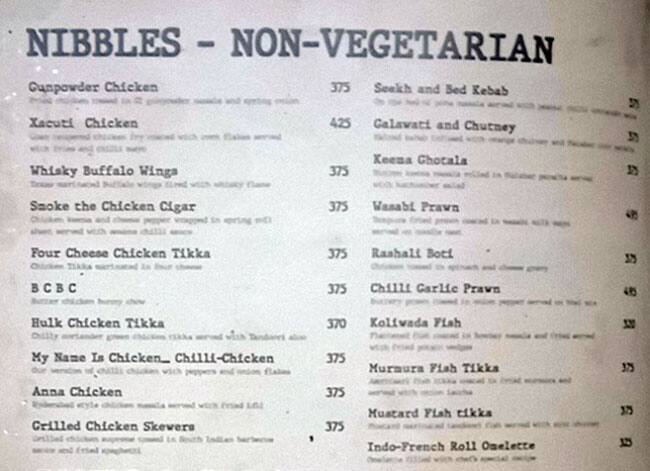 Menu at Revolution, Indore, Ground floor Apollo Premier