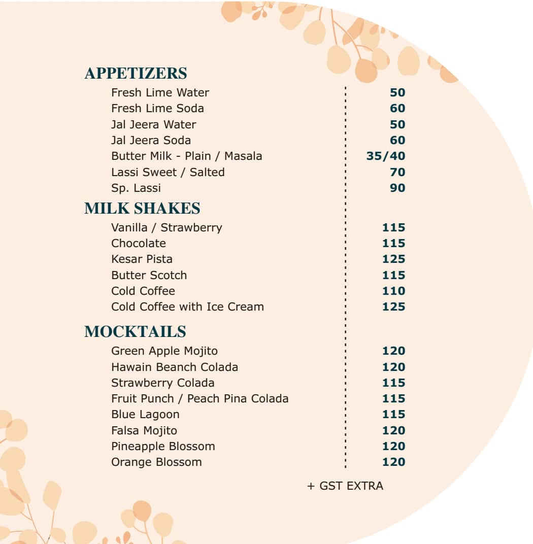 Menu of Jungle Safari Restaurant, Isanpur, Ahmedabad