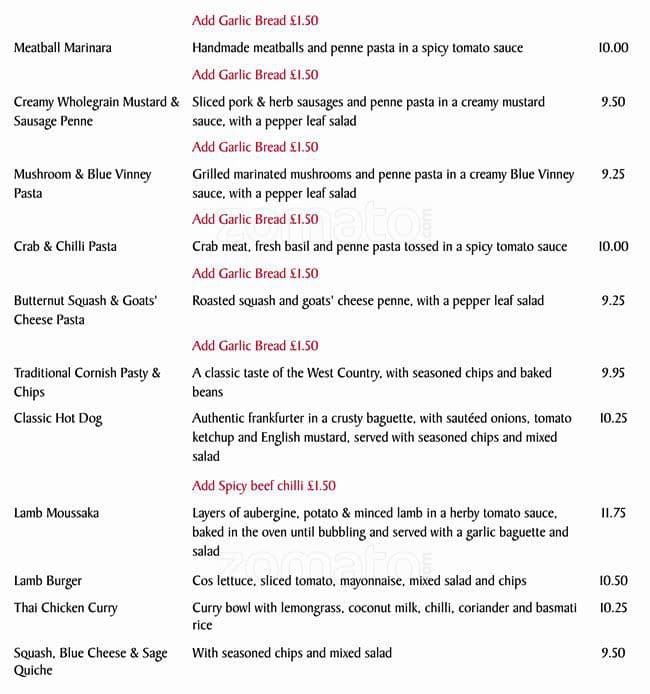 Menu at The Ship & Shovell pub & bar, London