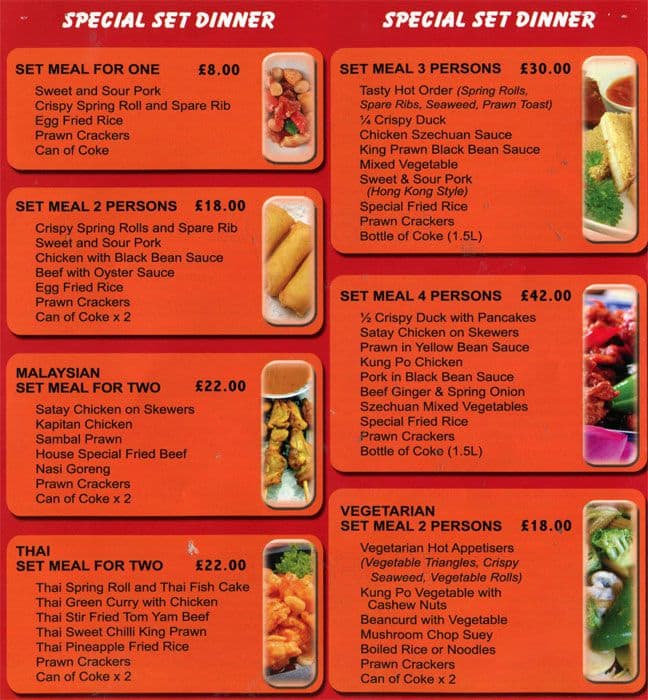 Menu at Tasty Inn Chinese Take Away fast food, London, 356 Bowes Rd
