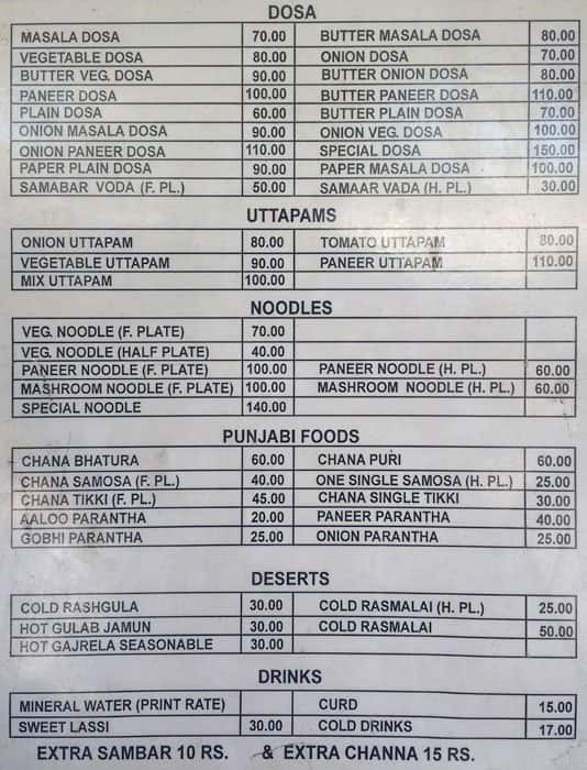 Doaba Sweets Menu, Menu for Doaba Sweets, Sector 22, Chandigarh - Zomato