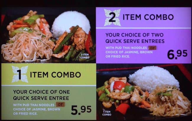Menu at Thai Go restaurant, Seattle, 401 NE Northgate Way