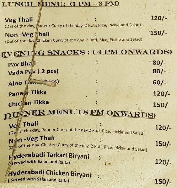 Hydrabad Biryani Express Menu, Menu for Hydrabad Biryani Express ...