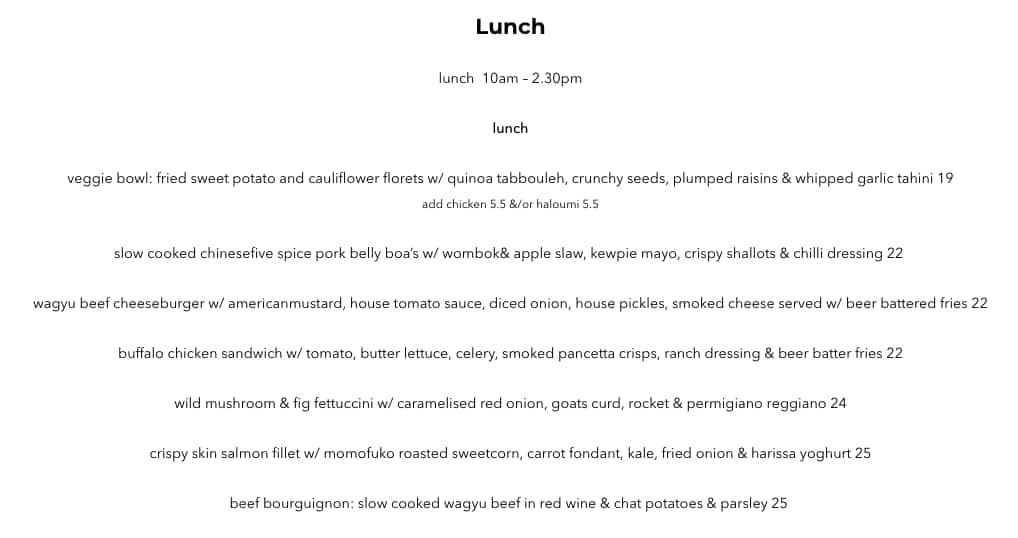 Menu at Hunter & Scout Café cafe, Chelmer