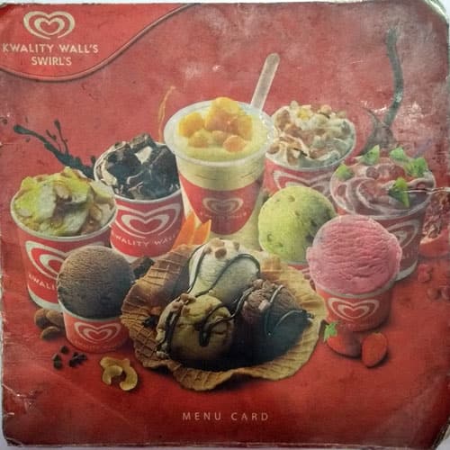 Menu at Kwality Wall’s Frozen Dessert and Ice Cream Shop, Ranchi, Auto ...