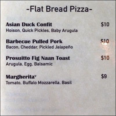 Menu at The Graham pub & bar, New York City, 151 Meserole St