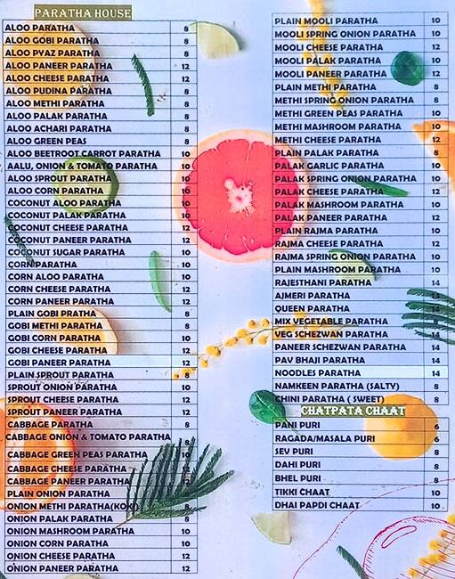 Menu at Flavors Story Cafeteria, Dubai