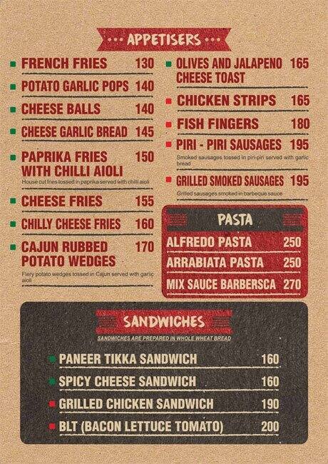 Tinder Box menu, Menu restauracji Tinder Box, C Scheme, Jaipur - Zomato