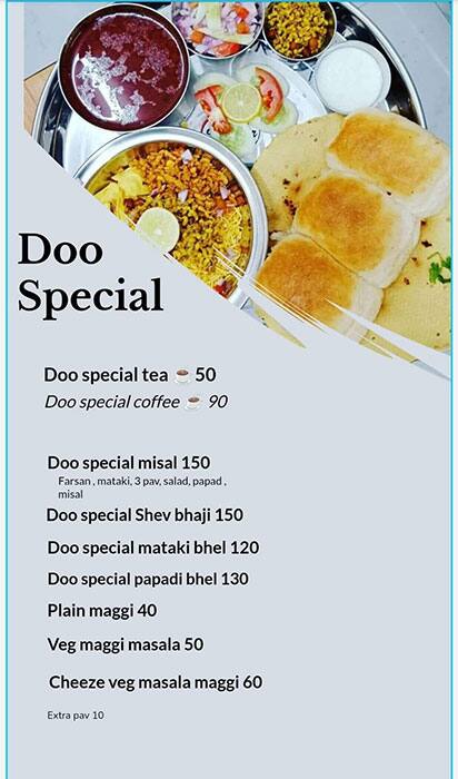 Menu of Doo Special, Chandan Nagar, Pune