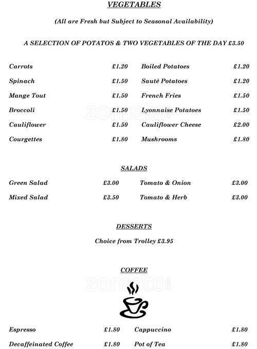Menu at Il Capriccio Ristorante restaurant, Epsom, 43-47 High St
