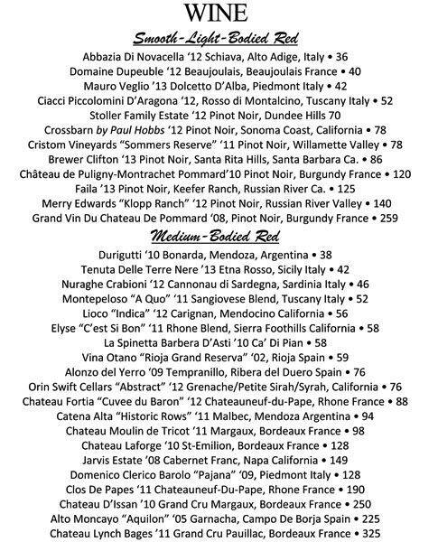 Menu at Distilled on Jefferson pub & bar, Lexington, 157 Jefferson St