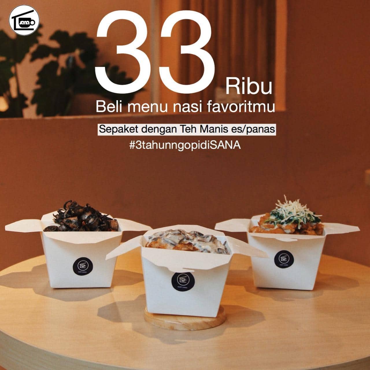 Menu at Kopi SANA Kith & Kin cafe, Jakarta