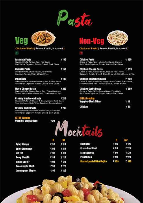 Menu at Rs Restaurant, Hyderabad, 98