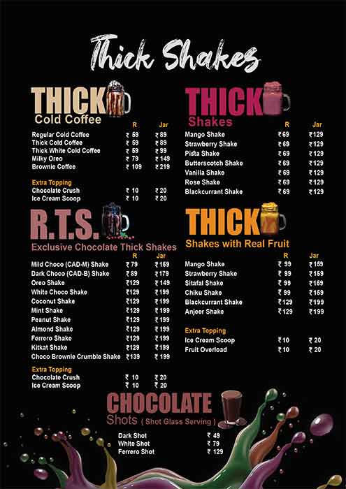 Menu at Rs Restaurant, Hyderabad, 98