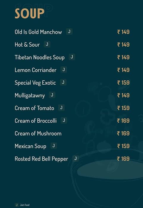 Menu of House Of Platter, Adajan Gam, Surat