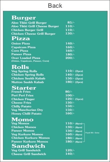 Menu of Food Valley, Lajpat Nagar 2, New Delhi