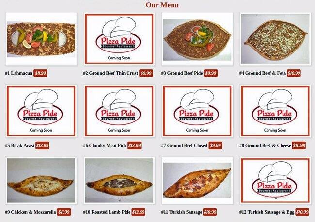 Pizza Pide Menu, Menu for Pizza Pide, Leslieville, Toronto - Urbanspoon ...