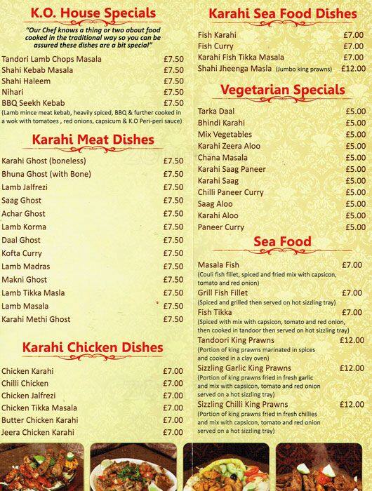 Carta de comida rápida Kebabish Original, Southall, 158 The Broadway