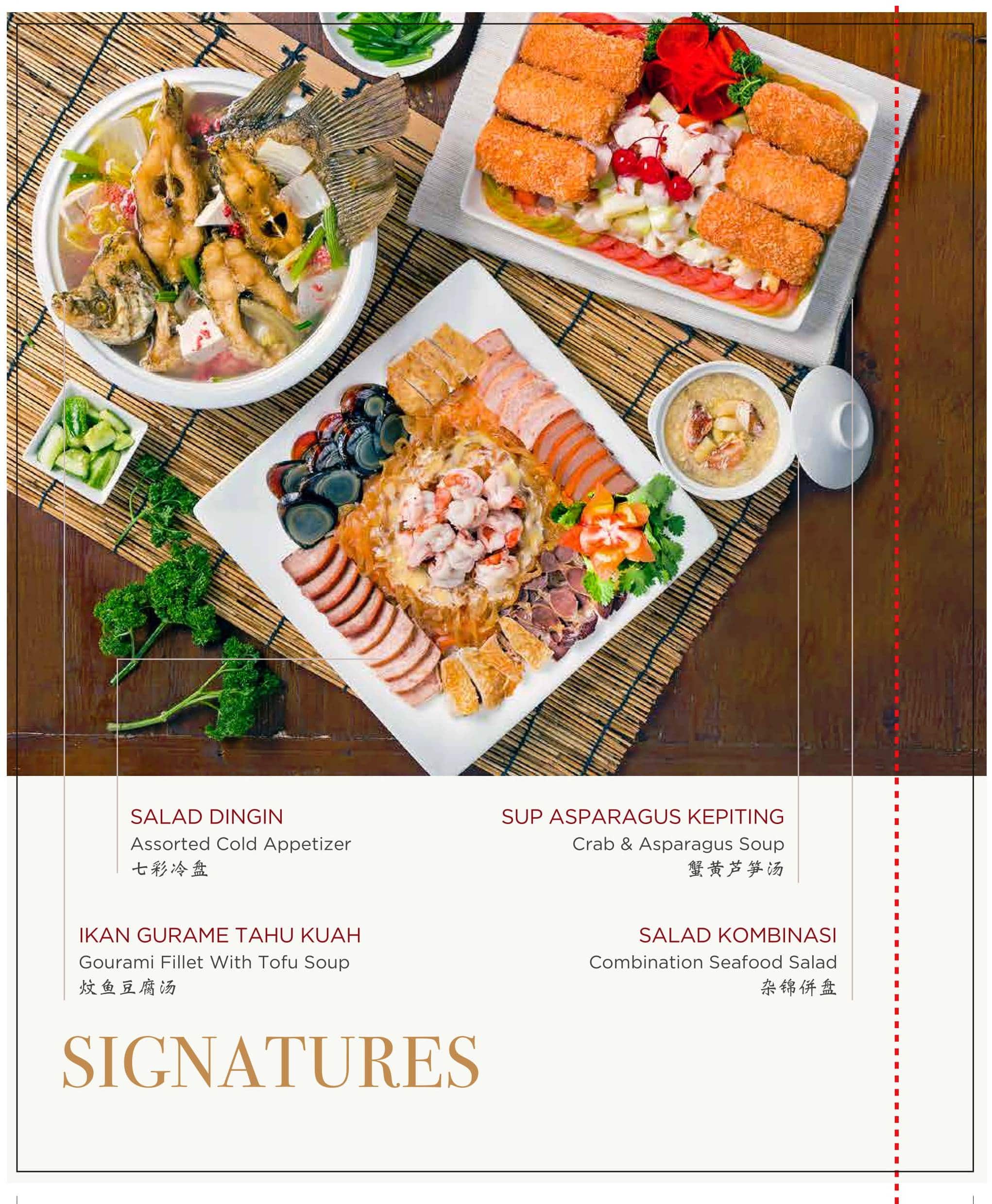 Menu at Angke Restaurant - Kelapa Gading, Jakarta, Ruko MOI