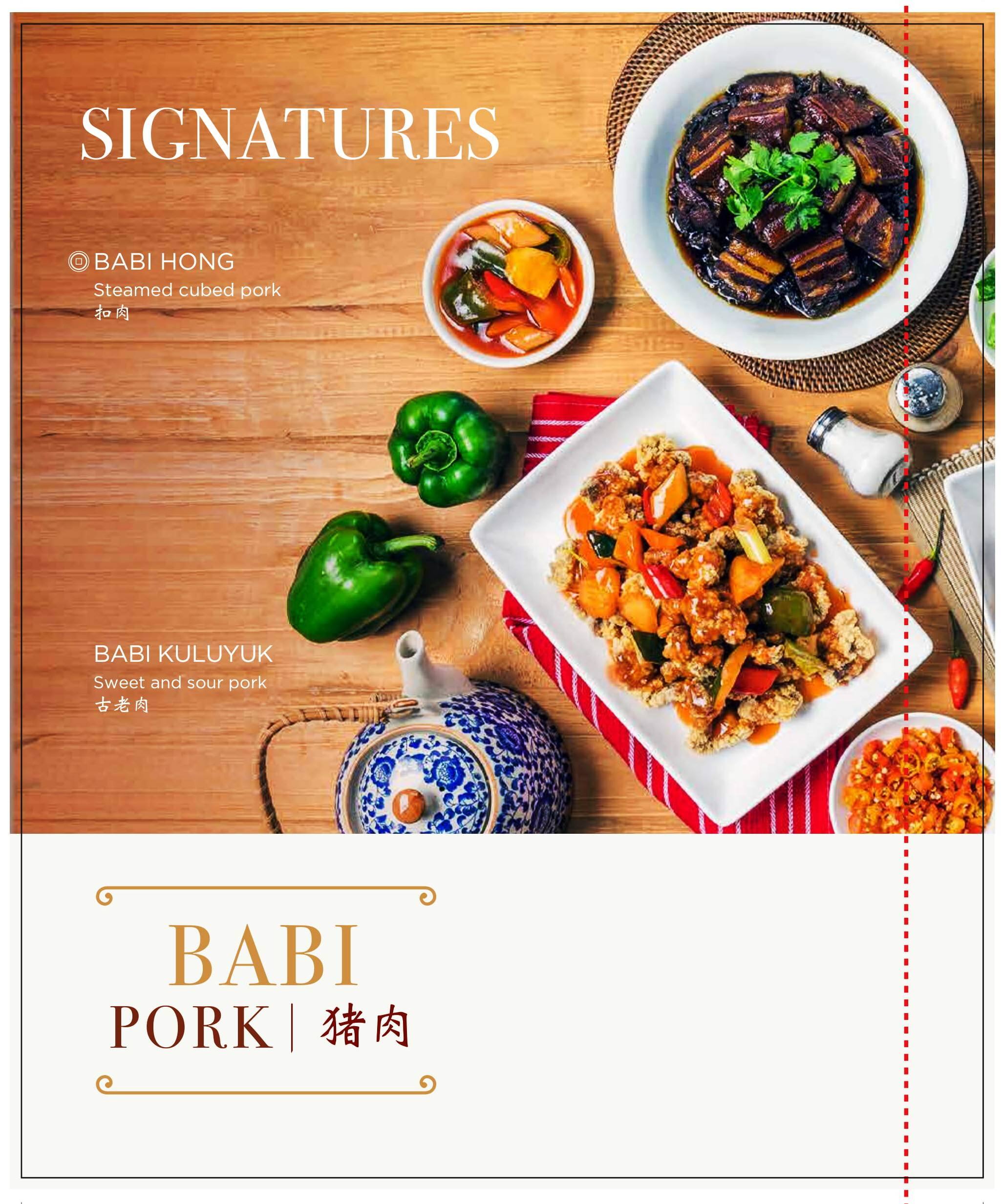 Menu at Angke Restaurant - Kelapa Gading, Jakarta, Ruko MOI