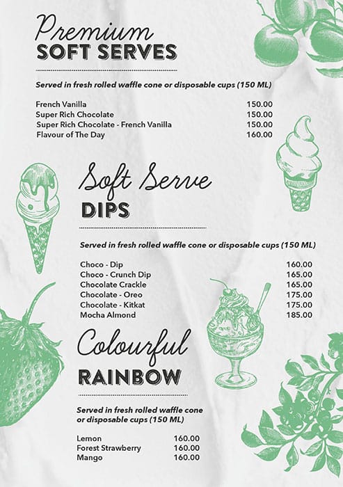 Menu of Dairy Den, 150 Feet Ring Road, Rajkot