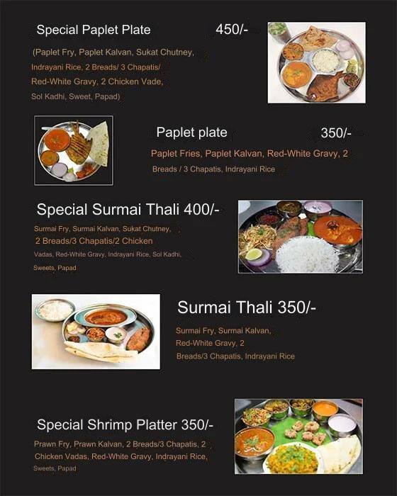 Menu of Aai's Kitchen, Old Panvel, Navi Mumbai