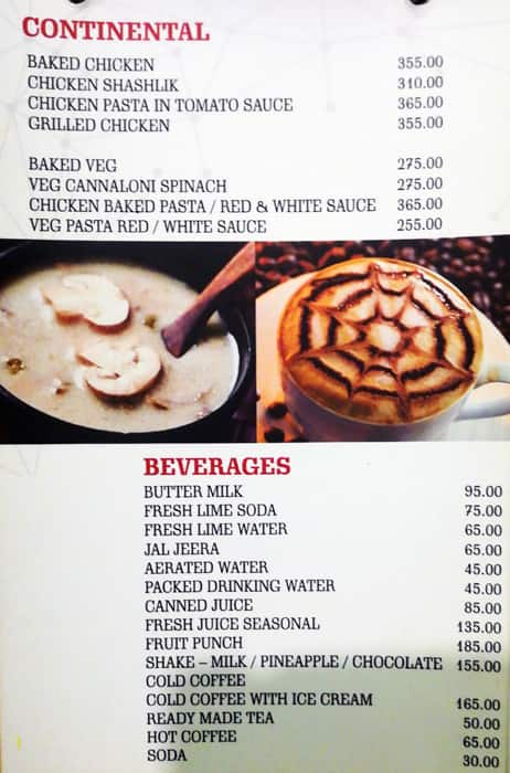 Menu at Hotel Darshan Towers - Amantran Restaurant, Nagpur