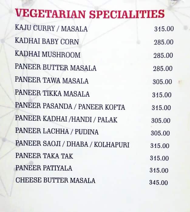 Menu at Hotel Darshan Towers - Amantran Restaurant, Nagpur