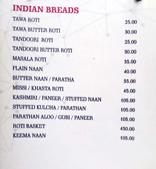 Menu at Hotel Darshan Towers - Amantran Restaurant, Nagpur
