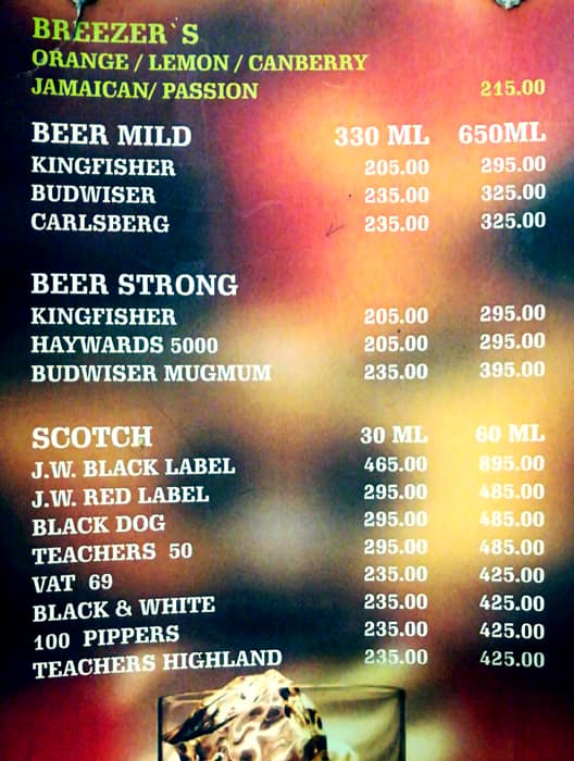 Menu at Hotel Darshan Towers - Amantran Restaurant, Nagpur