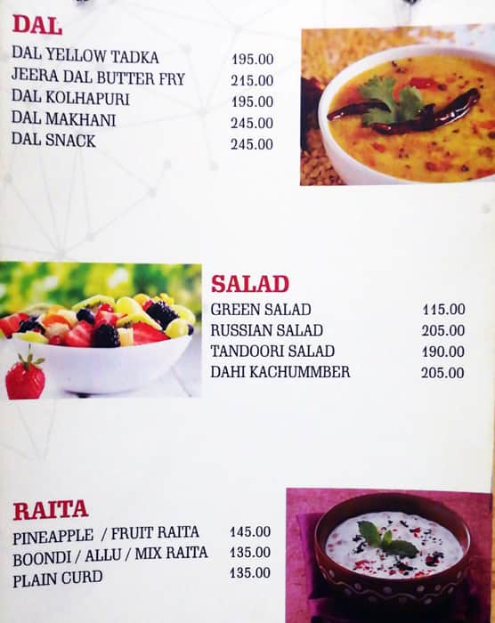Menu at Hotel Darshan Towers - Amantran Restaurant, Nagpur