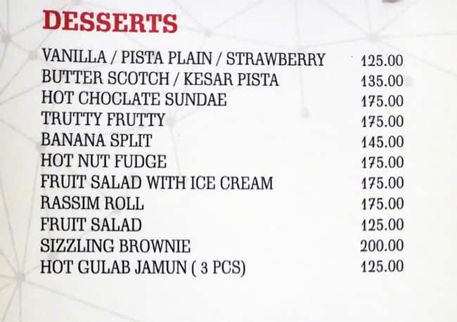 Menu at Hotel Darshan Towers - Amantran Restaurant, Nagpur
