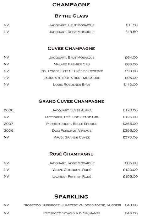 Menu at Mint Leaf Restaurant & Bar, London, 1B Suffolk Pl