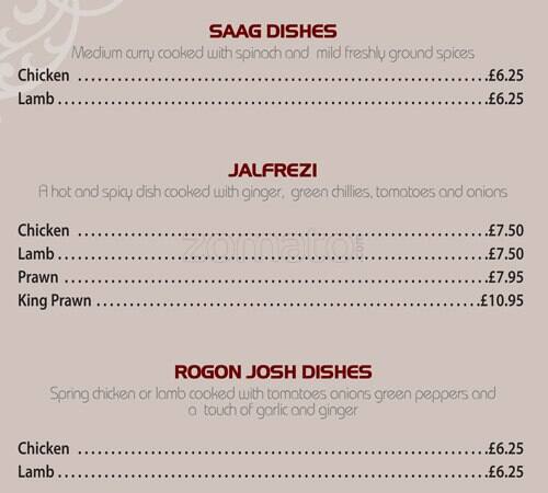 Menu at Spice Station restaurant, London, 140 Station Rd