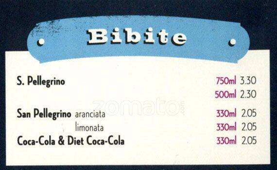 Menu at Spaghetti House pub & bar, London, 24 Cranbourn St