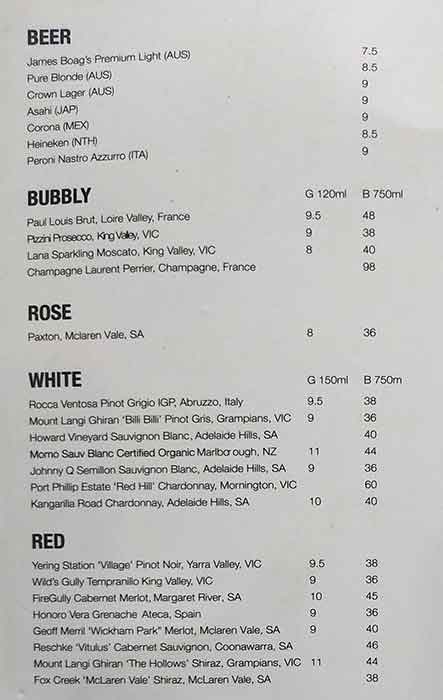 Menu at 57 Cafe Bar Restaurant, Mount Waverley, Pinewood Shopping Centre 57
