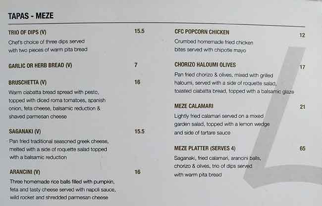 Menu at 57 Cafe Bar Restaurant, Mount Waverley, Pinewood Shopping Centre 57