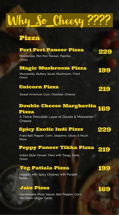 Menu at Why So Cheesy???, Pimpri-Chinchwad