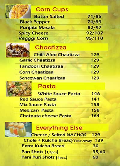 Menu at Chatar Patar, Kolkata, 66