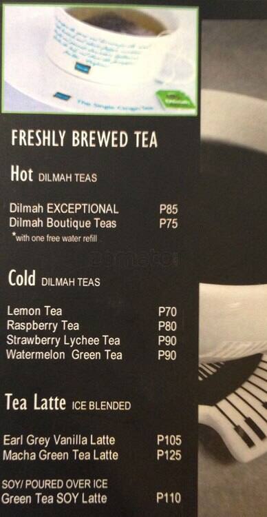 Menu at Forte Coffeehouse cafe, Quezon City